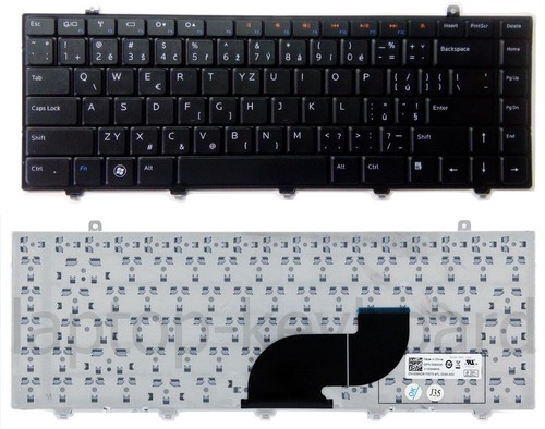 QWERTY CZECH keyboard Dell Studio 14 14Z 1440 1450 1457 /0CR16G /DE88 ...