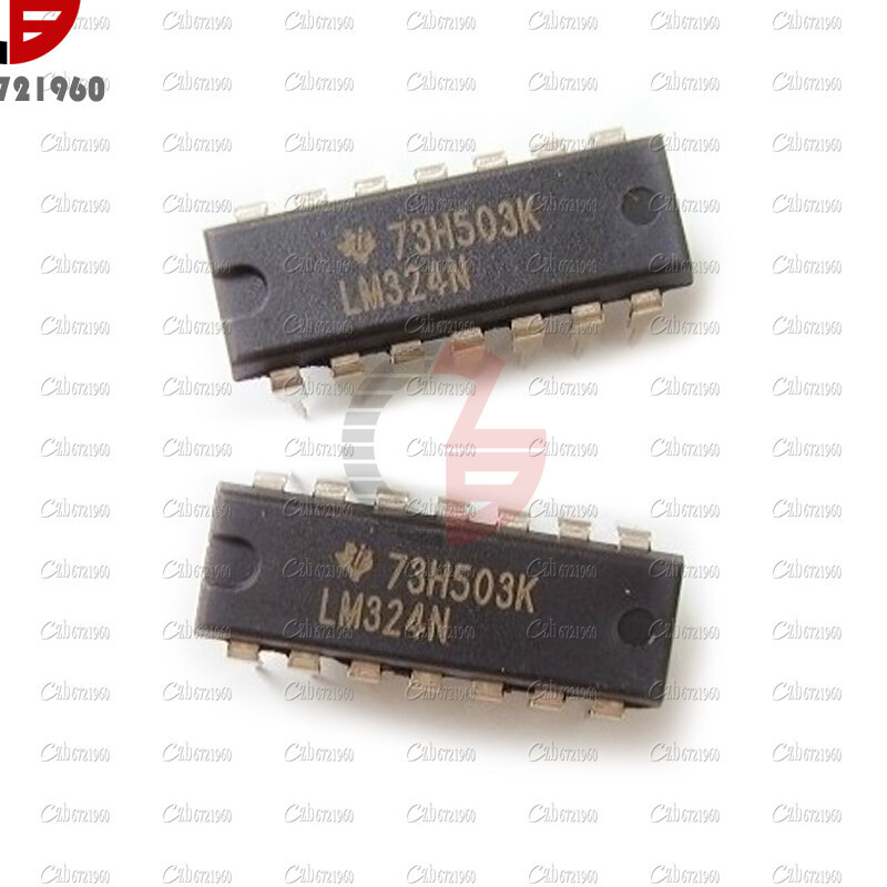 100x LM324N LM324 DIP-14 TI Low Power Quad Op-Amp IC 100PCS | eBay