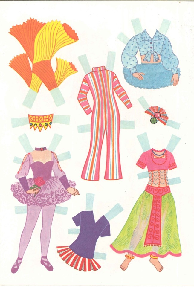 VINTAGE 1976 MS. DOLLS Paper Doll UNCUT LASER REPRODUCTON NO1 BEST ...