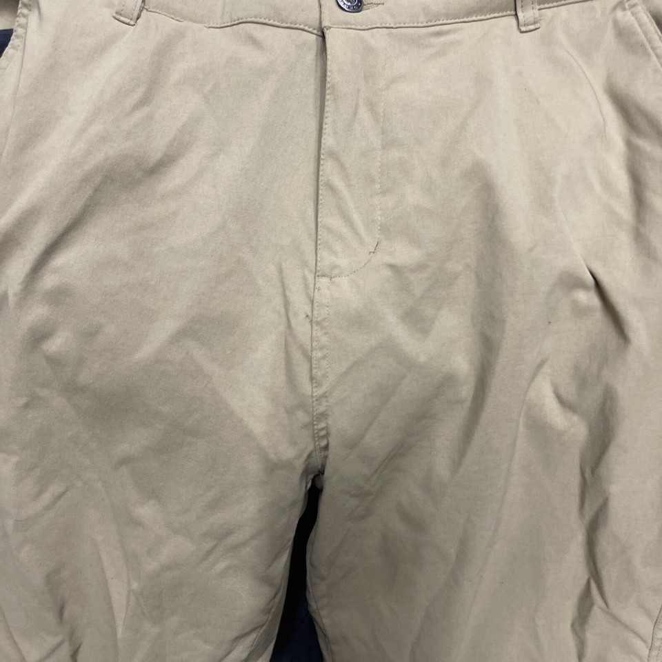 Gerry Mens 36x32 Tan Stretch Explore The Possibilities Straight Hiking ...