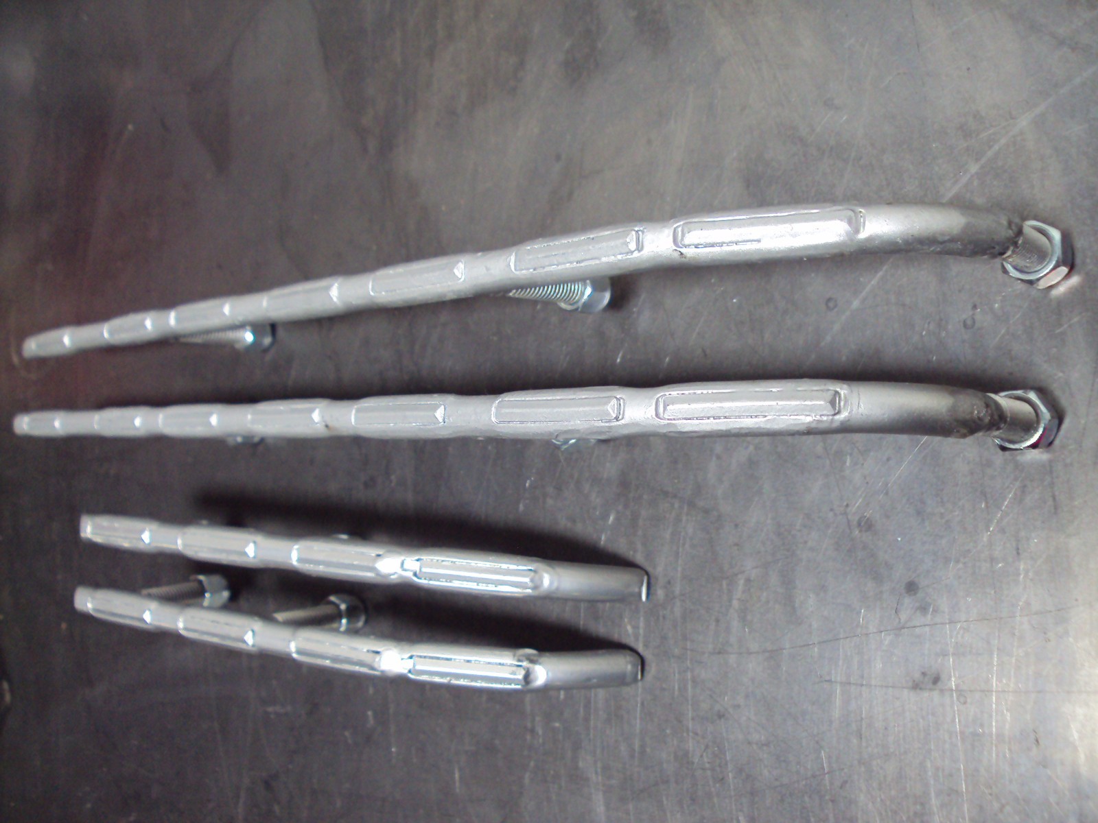 GEN 3 THREE Arctic Cat Simmons Skis Ski Bottom Skag Carbide Dual Runner ...