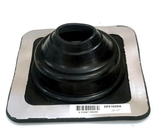 DEKS DFE102BA 50-76mm 2-3" Black EPDM Dektite Premium #2 Roof Flashing ...