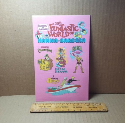 Vintage Funtastic World Of Hannah-Barbara Sticker Sheet (D-1) | eBay