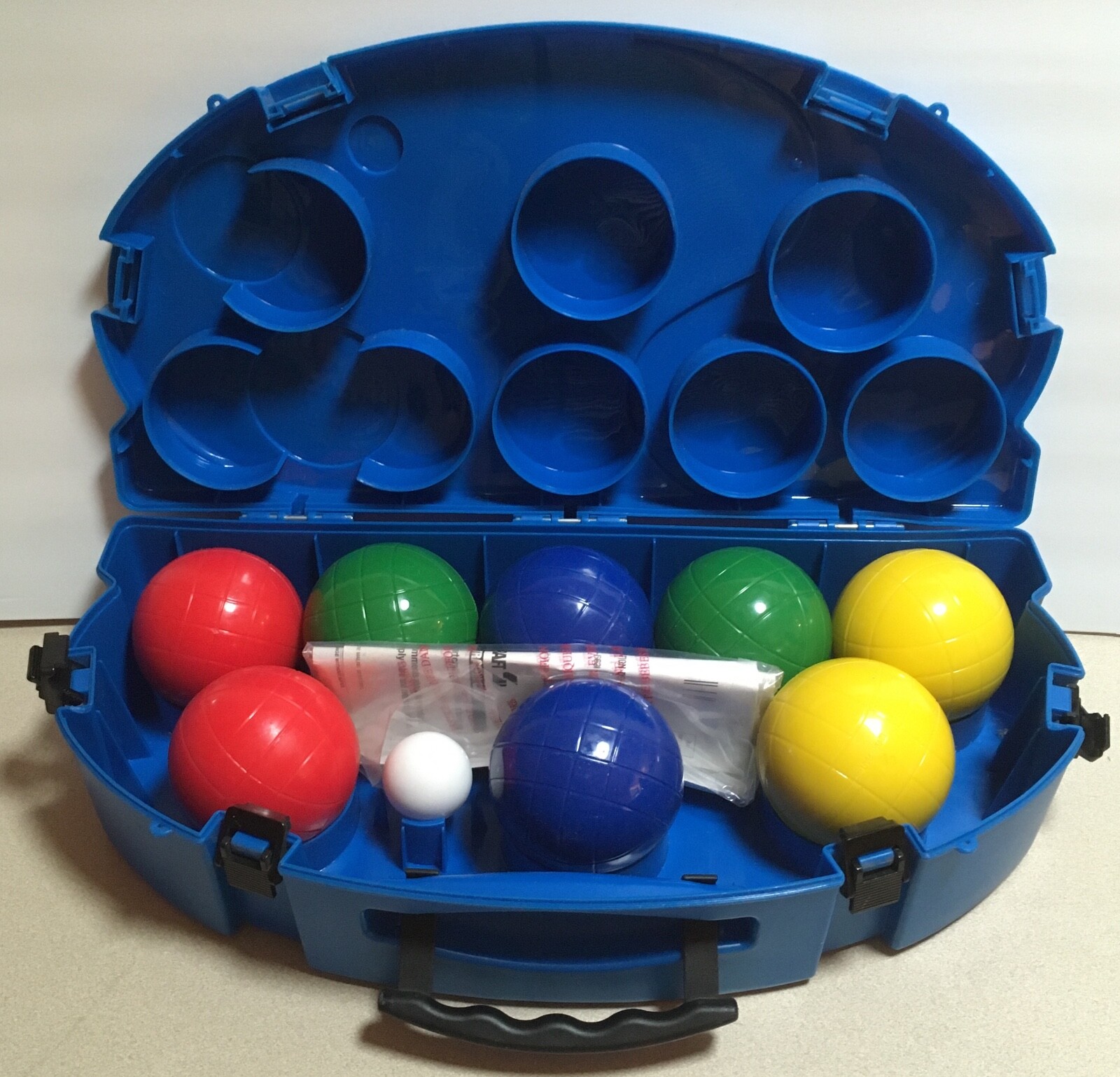 Bocce Ball Set With Plastic Carrying Case by Sportcraft Gamelife 100 ...