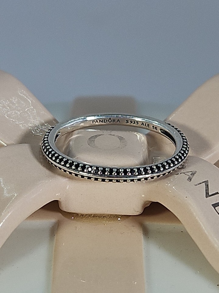 Authentic Pandora Sterling Silver ME Pave Ring Sz. US 7.5 EU 56 ...