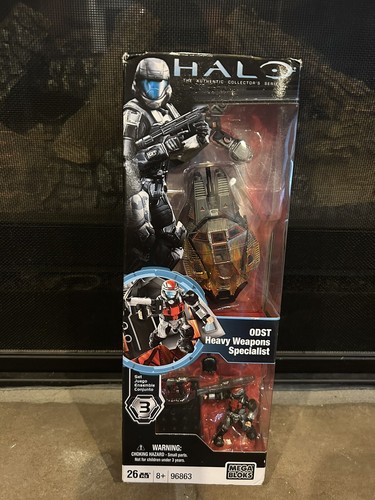 RARE Halo Mega Bloks 2010 ODST Heavy Weapons Drop Pod Pack NEW IN BOX ...