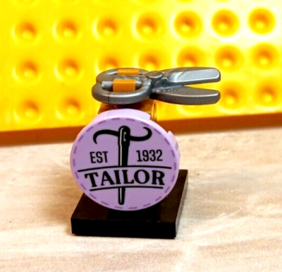 LEGO Minifigure Sewing Gear TAILOR Scissors Needle Thread Printed ...