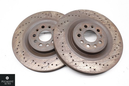 14-17 Maserati Ghibli Front Right & Left Side Brake Rotor Disc Set of 2 ...