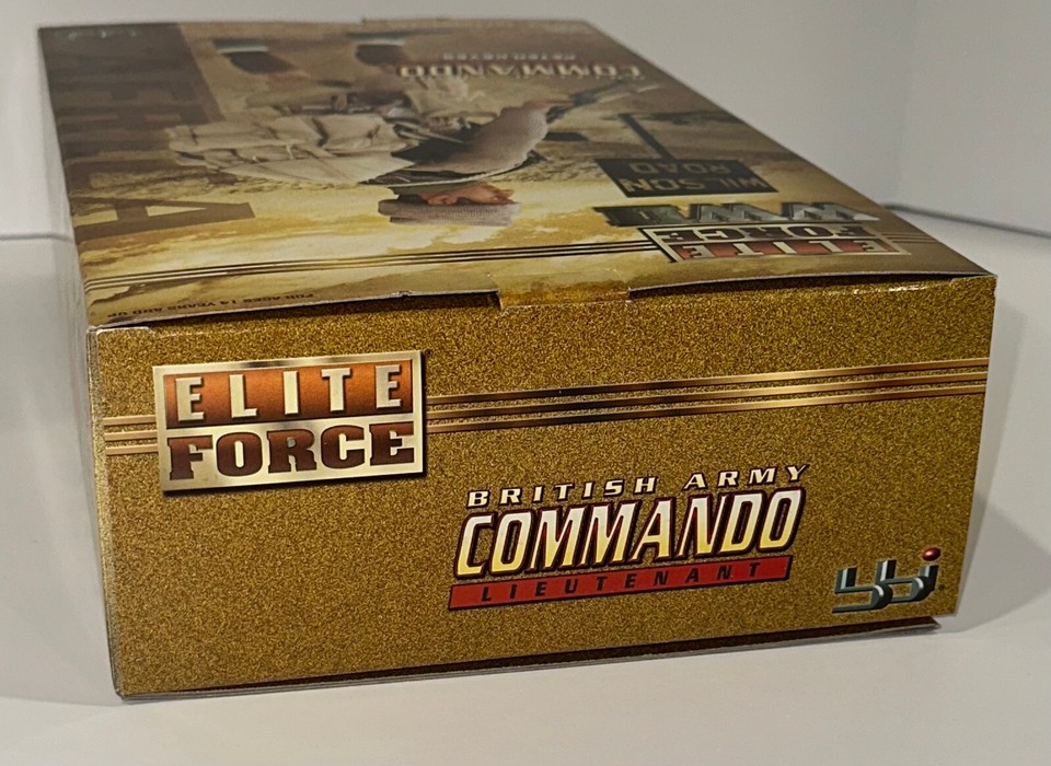 2002 Blue Box Toys ELITE FORCE WWII British Army Commando Lieutenant ...