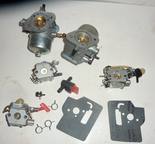 New Lot of 5 Various Carburetors & Parts for Lawn Equipment & Small ...