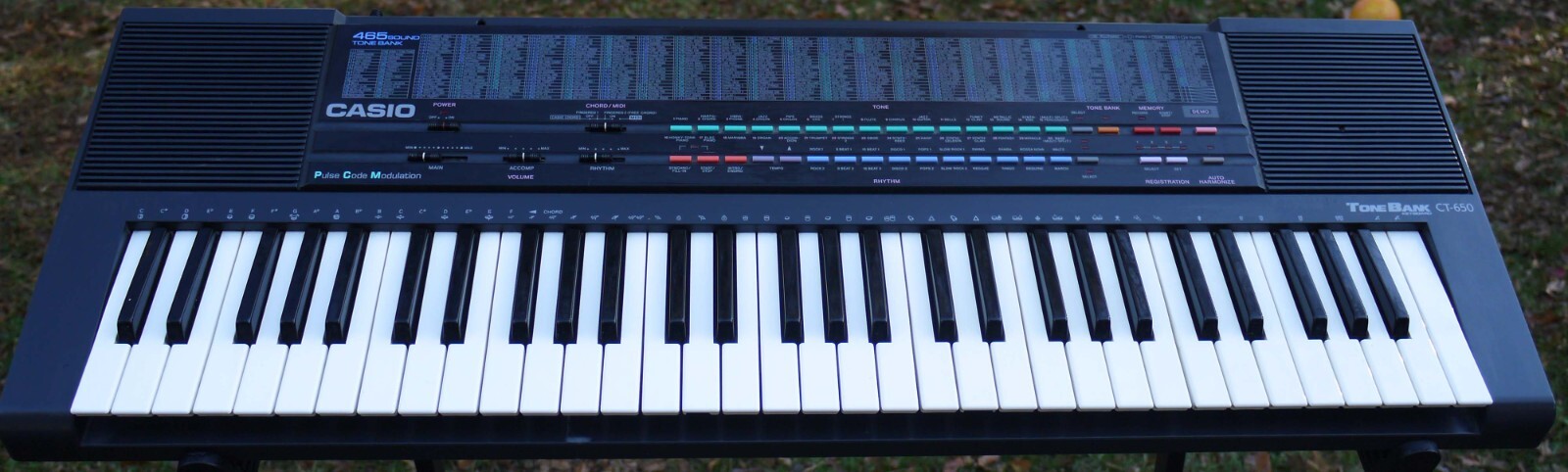 Casio CT-650 PCM Synthesizer Keyboard Midi Control 465 Sound Tone Bank ...