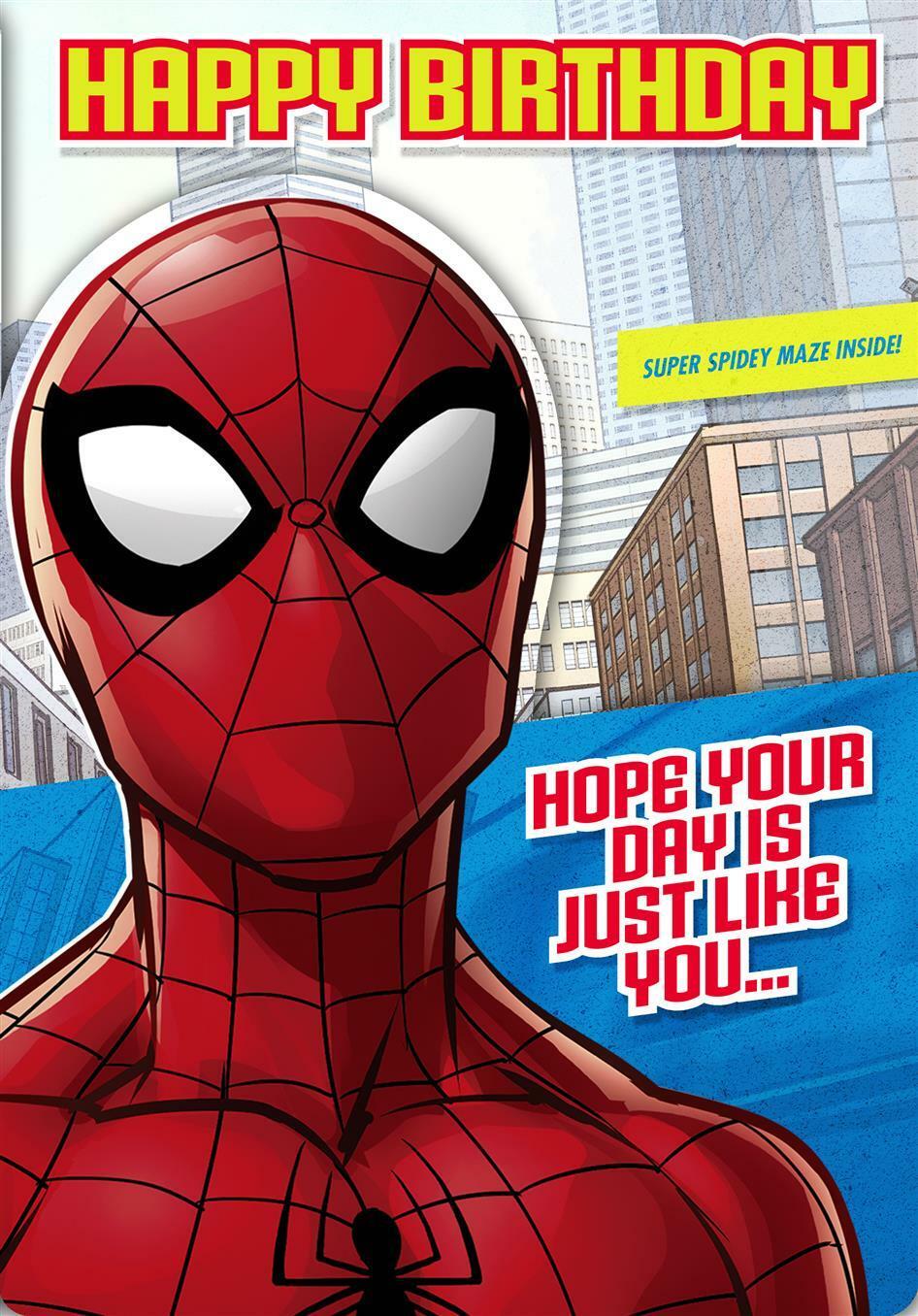Spider Man Birthday Greetings