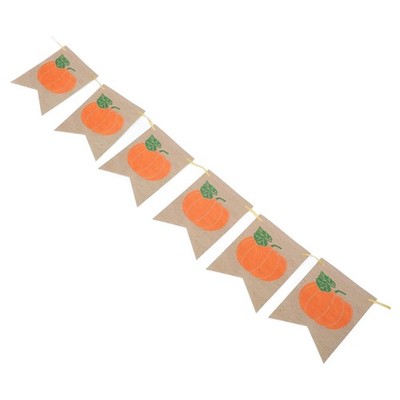 Thanksgiving Bunting Banner for Fall Decorations Home Triangle Flag ...