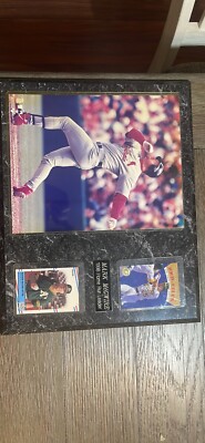 Mark McGwire 1998 home run record plaque with Cards | eBay
