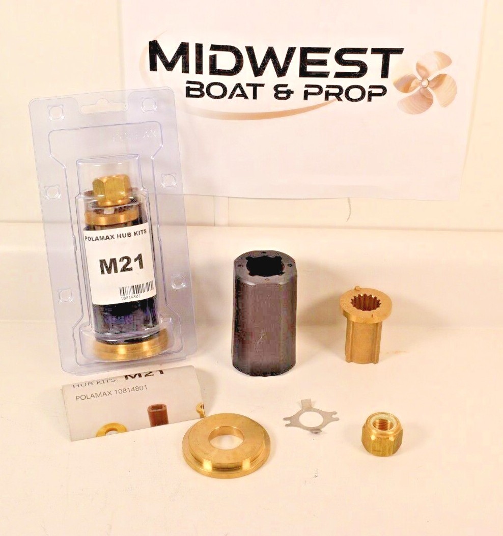 Polastorm M21 Interchangeable Hub kit For Mercury Motors 40 - 400HP 15 ...