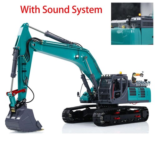 1/14 LESU SK500LC RC Digger Painted Assembled Remote Control Hydraulic ...