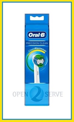 Genuine Braun Oral B Precision Clean Toothbrush Heads - Value Packs - 1 ...