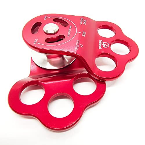 30KN Single Pulley with Three Holes for Climbing, Rappelling, Hauling ...