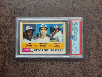 1981 Topps ROOKIE Tim Raines #479 - PSA 6 - Montreal Expos Legend | eBay
