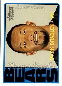 2005 Topps Heritage #72 Mark Bradley REG Bears RC VARIATION Oklahoma 8 ...