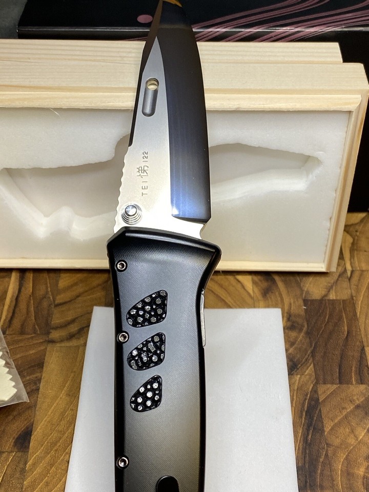 Rockstead TEI-ZDP Japanese Folding Knife 3.5" ZDP-189 Mirror Finish ...