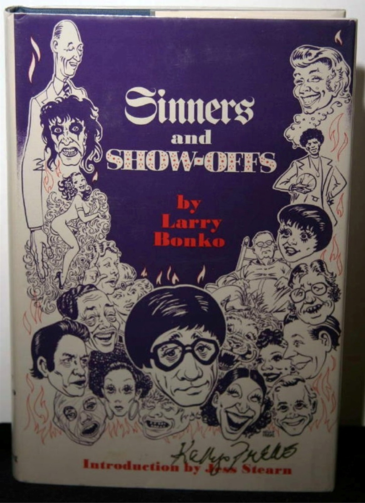 KELLY FREAS & AUTHOR SIGNED HB BOOK SINNERS AND SHOWOFFS BY LARRY BONKO ...
