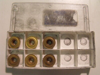 (6) NIB Seco RCMT 43-F1(O) TP200 Carbide Inserts RCMT120400-F1(O) TP200 ...
