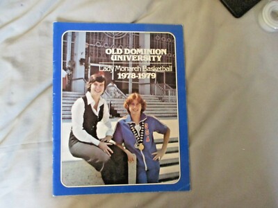 1978-79 OLD DOMINION LADY MONARCHS BASKETBALL MEDIA GUIDE NANCY ...