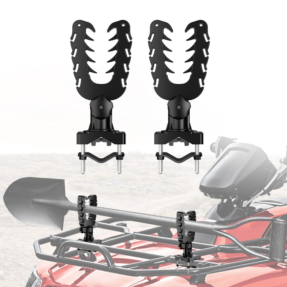 UTV ATV Tool Rack Holder Bow Rack Tool Grip Shovel Mount for Sportsman ...