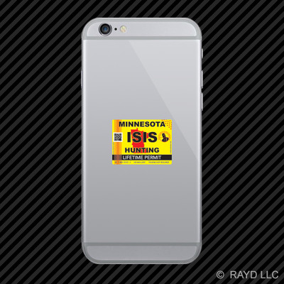 ISIS Terrorist Minnesota State Hunting Permit MN Cell Phone Sticker ...