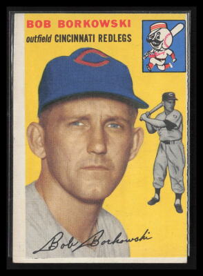Bob Borkowski 1954 Topps #138 Cincinnati Redlegs | eBay