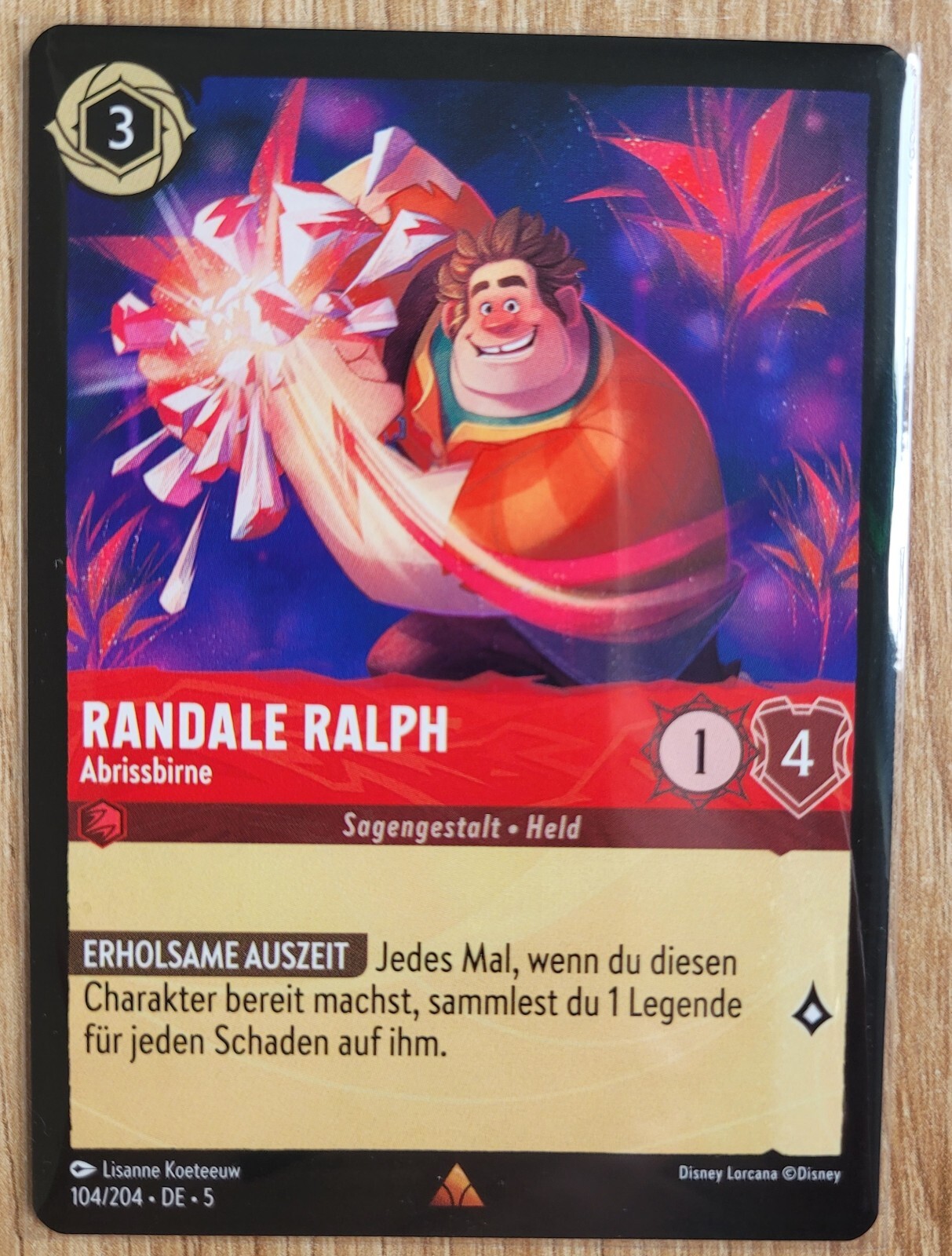 Disney Lorcana, Randale Ralph - Abrissbirne, 104/204, deutsch | eBay.de