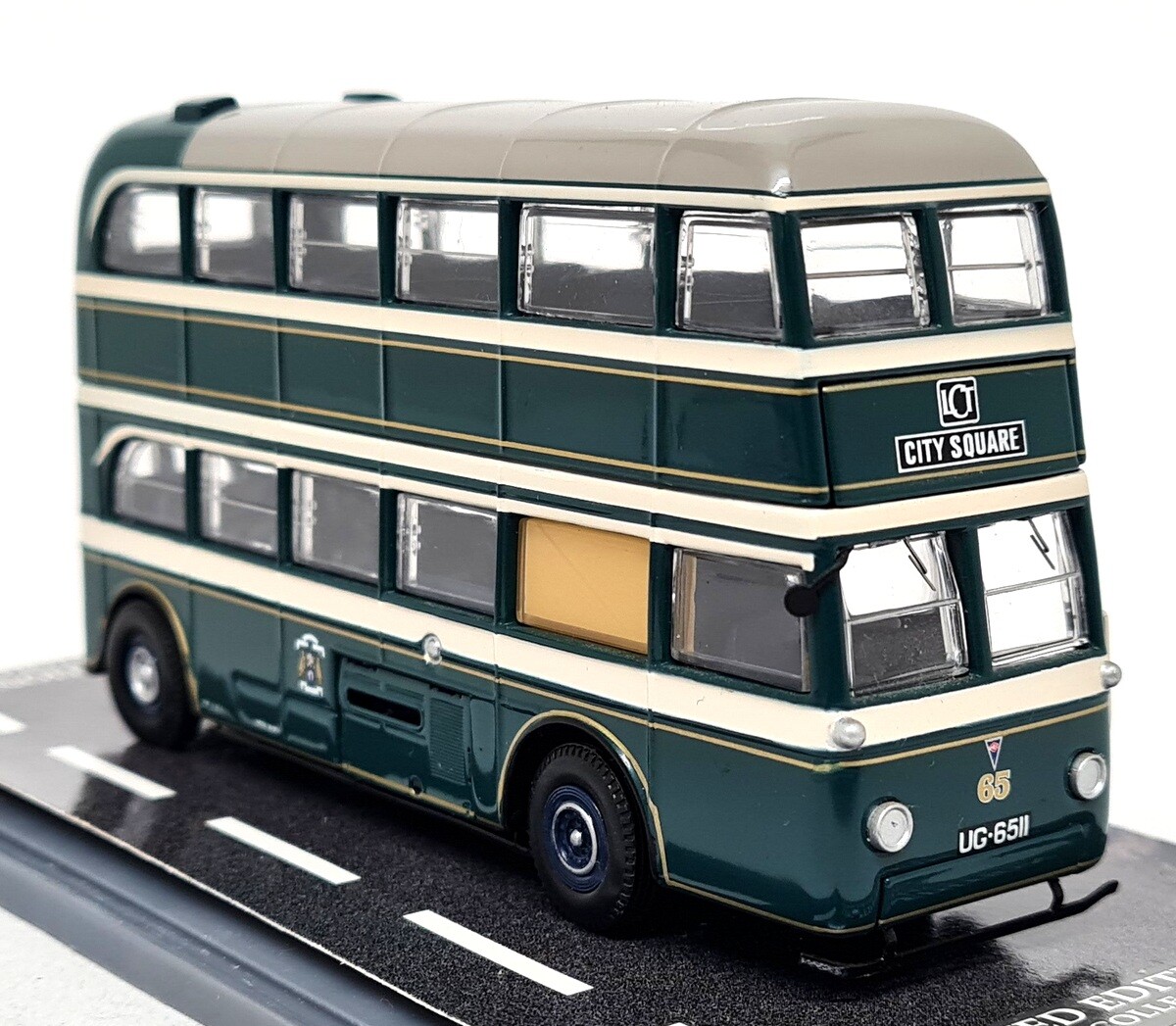 Corgi OOC OM45708 AEC Q Double Deck Bus Leeds City Tramways 1 76 Scale ...