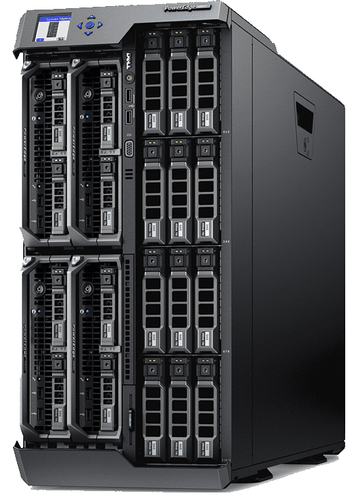 Dell PowerEdge VRTX Tower Chassis 12x 3.5" SAS HDD Bay 4x M-Series ...