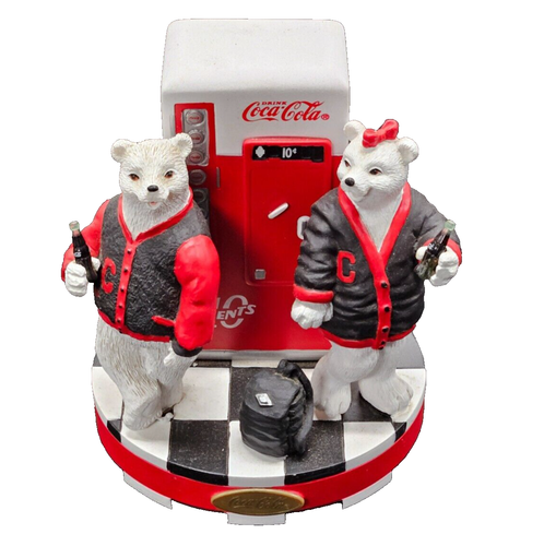 Very Rare - Vintage Coca Cola Varsity Polar Bears Vending Machine Music ...