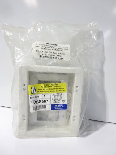 Arlington TVBS507 Recessed TV Electrical Bo-Gang for sale online | eBay