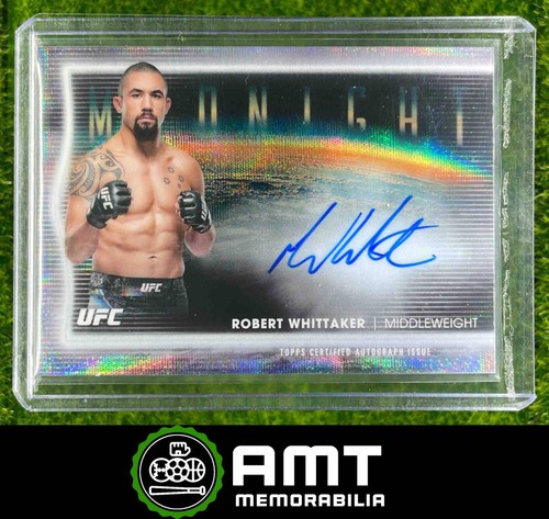 2025 Topps UFC Midnight #HNS-RW Robert Whittaker Horizon Auto ...