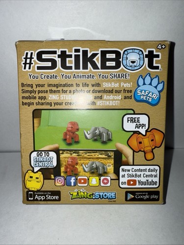 #StikBot Safari Pets StikLion Green 2017 Zing Animation New | eBay