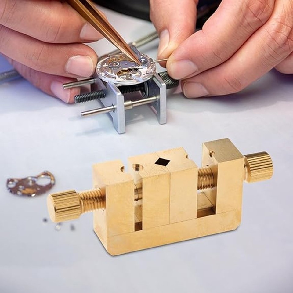 Watchmaker DIY Tools Watch Crown Repair Tool Clamp Table Bench Shop ...