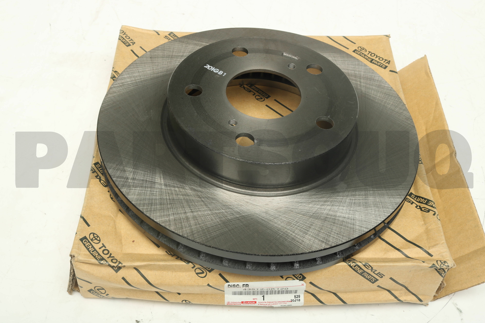 435120K120 Genuine Toyota DISC, FRONT 43512-0K120 | eBay