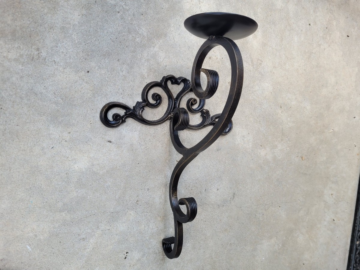 Tuscan Rustic Wall Candle Sconces