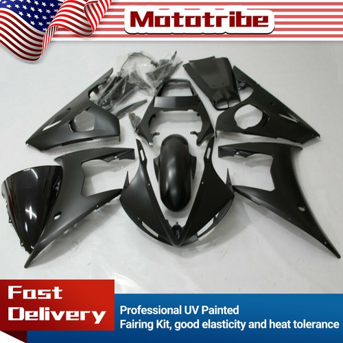 Matte Black Fairing Kit For Yamaha YZF R6 2003 2004 & YZF R6S 2006-2009 ...