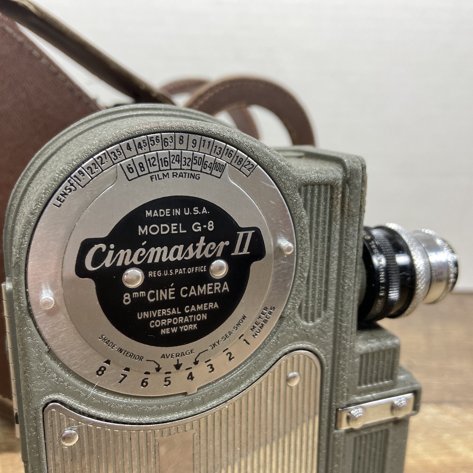 Cinemaster II 2 Model G-8 Cine Camera 8mm Antique Vintage UCC New York ...