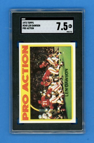 1972 Topps Football #340 Len Dawson in Action (SGC 7.5) (Chiefs) | eBay