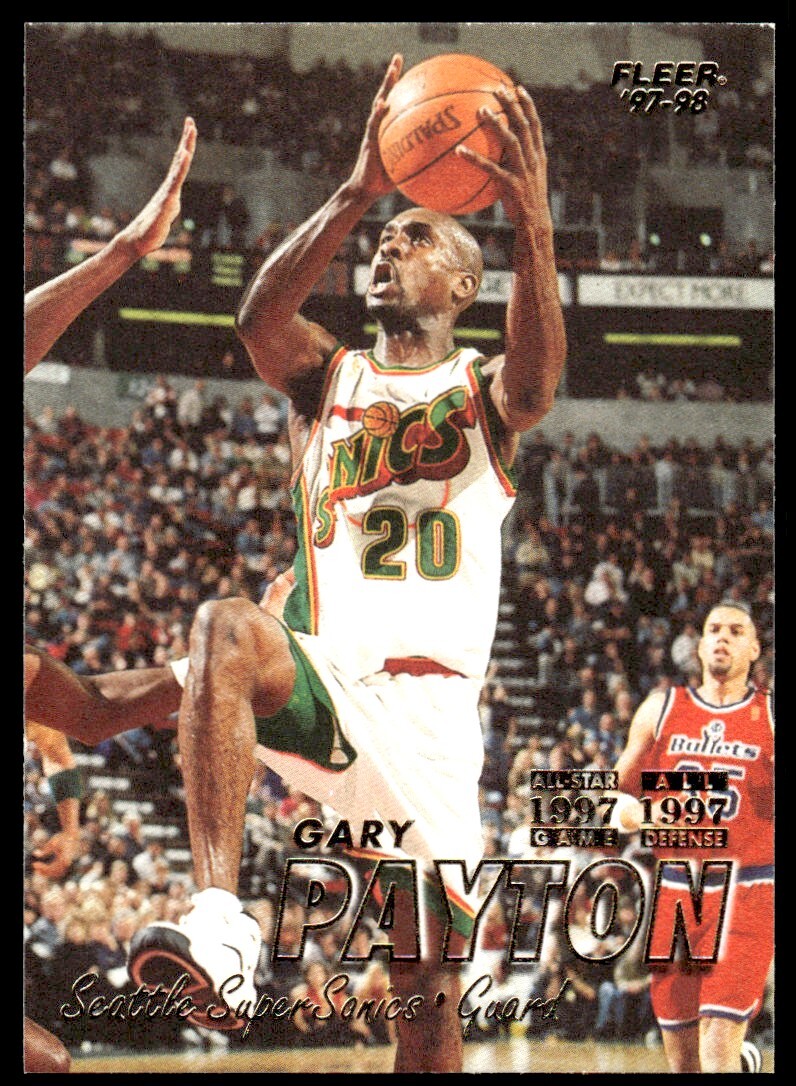 1997-98 Fleer Gary Payton Seattle SuperSonics #20 | eBay