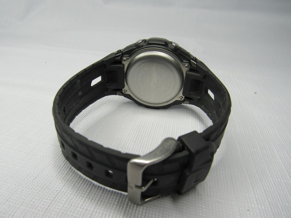 Armitron Pro Sport Watch Black M793 Timer Stopwatch | eBay