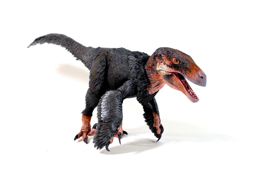 Achillobator giganticus 1:18 Black Maned Raptor Beasts of the Mesozoic ...