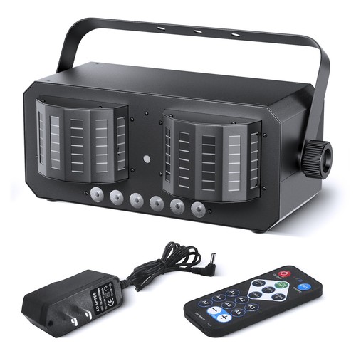 Disco Lights RGBW 4 in 1 Derby Laser Light Strobe Beam Stage Lighting ...