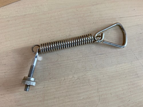 Bass Kick Drum Pedal SPRING D-Ring Rocker Adjustment Tension Rod & Nut ...