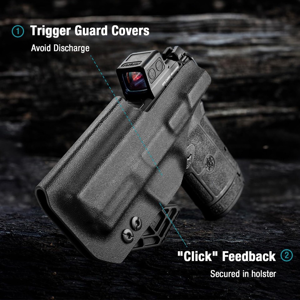 S&W Equalizer Holster,Optic Cut, IWB Holster Fit S&W Equalizer,M&P 380 ...